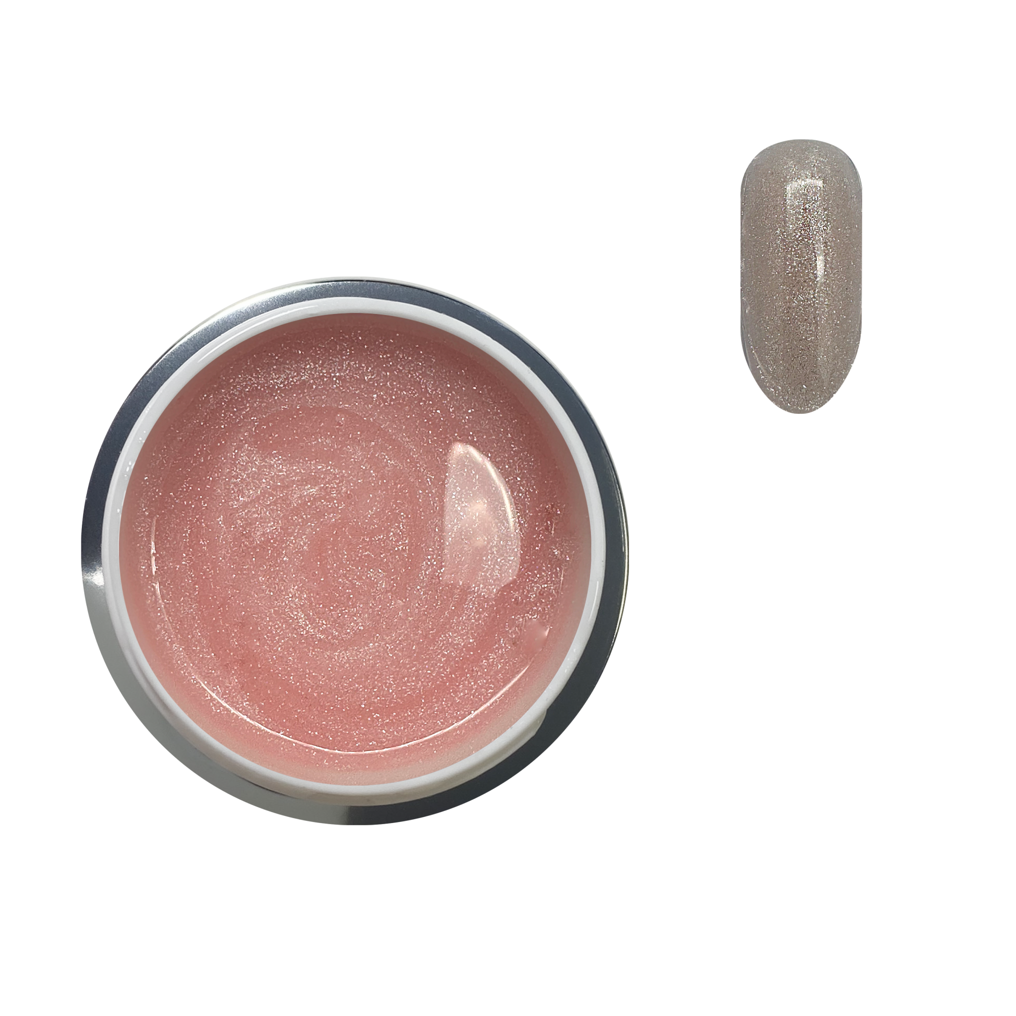 Sparkle Blush Peach Fiber Gel - KOVA-PRO